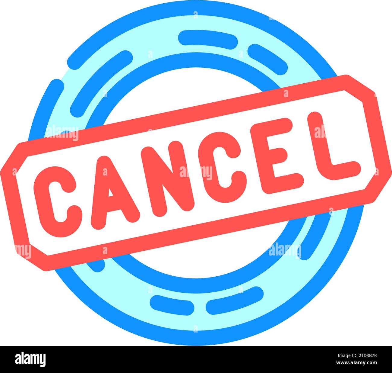 cancel close color icon vector illustration Stock Vector Image & Art ...