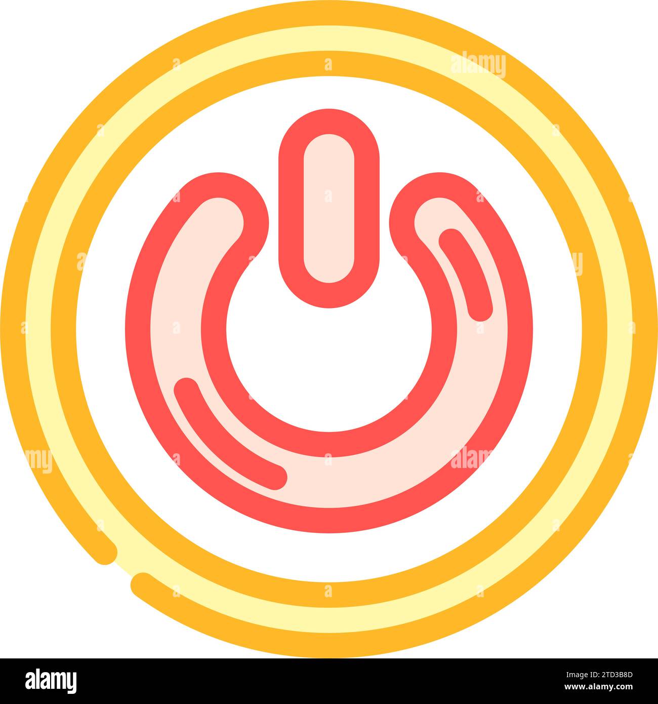 power off color icon vector illustration Stock Vector Image & Art - Alamy