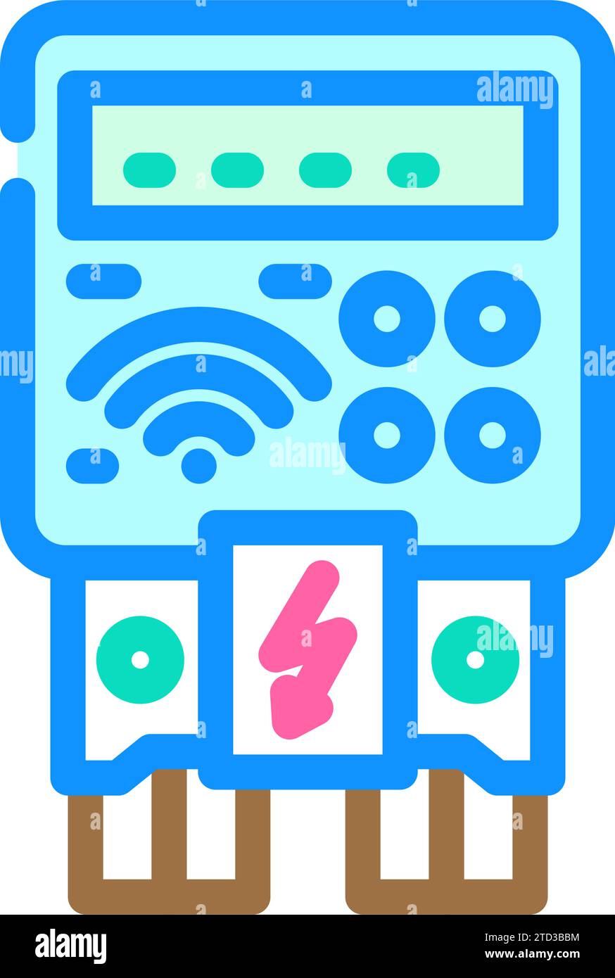 Smart meters Stock Vector Images - Alamy
