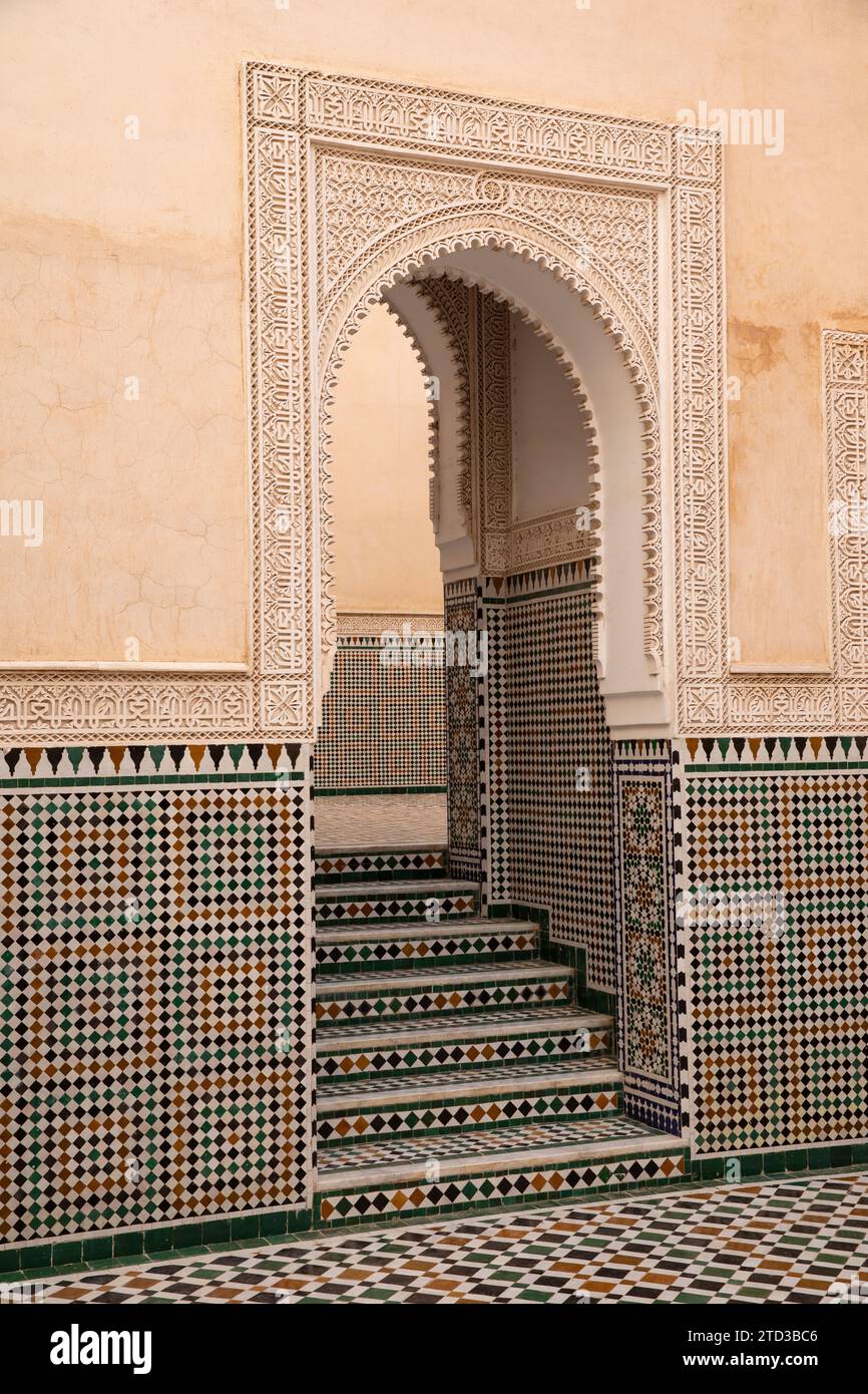 Meknes, Moulay Ismail Shrine, Morocco Stock Photo - Alamy