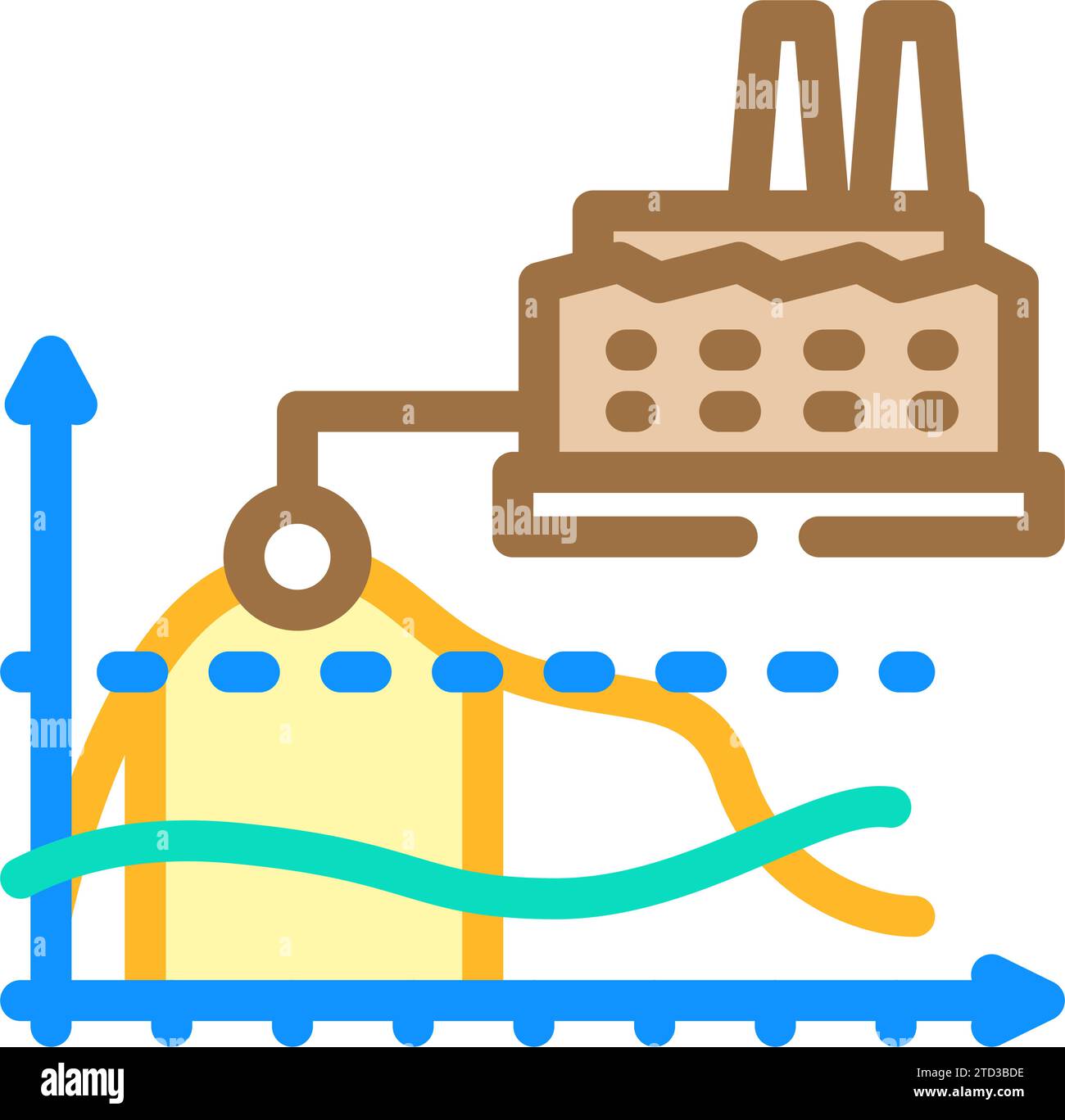 demand response electric color icon vector illustration Stock Vector ...