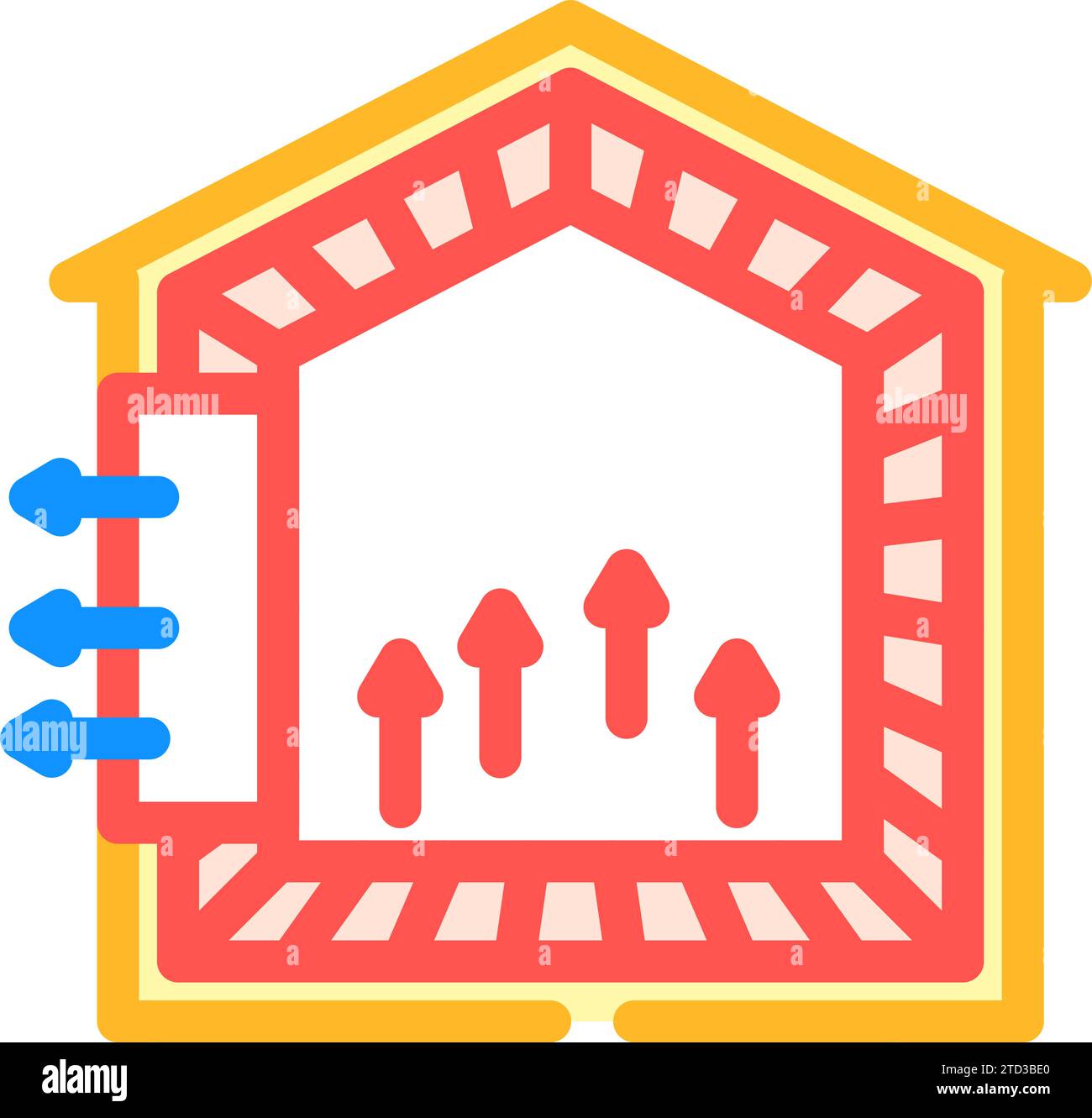 thermal mass energy color icon vector illustration Stock Vector Image ...