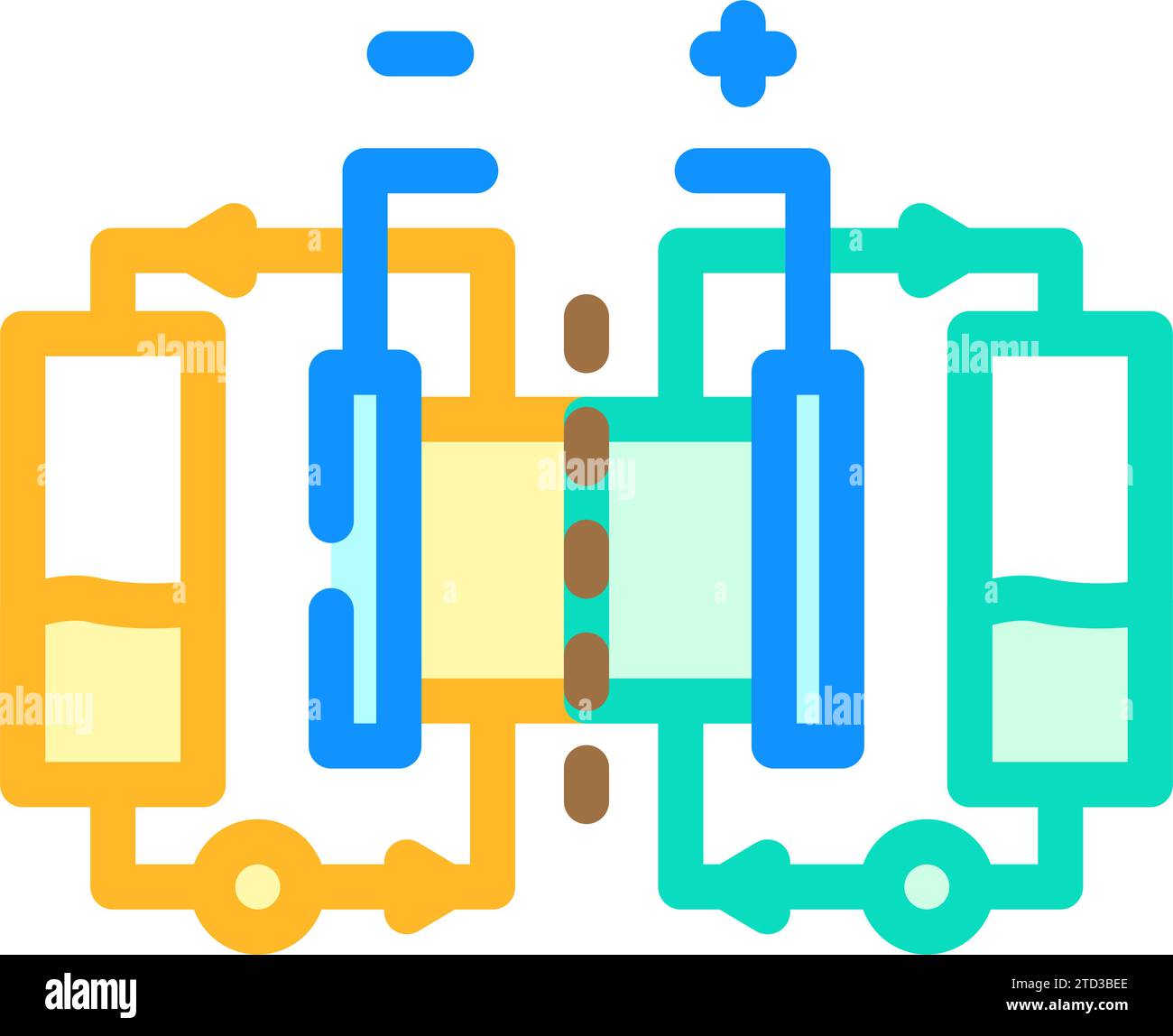 hybrid storage system color icon vector illustration Stock Vector Image ...
