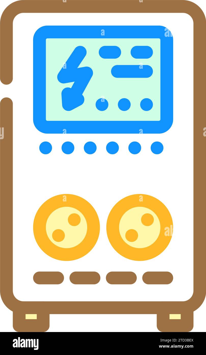 energy backup color icon vector illustration Stock Vector Image & Art ...