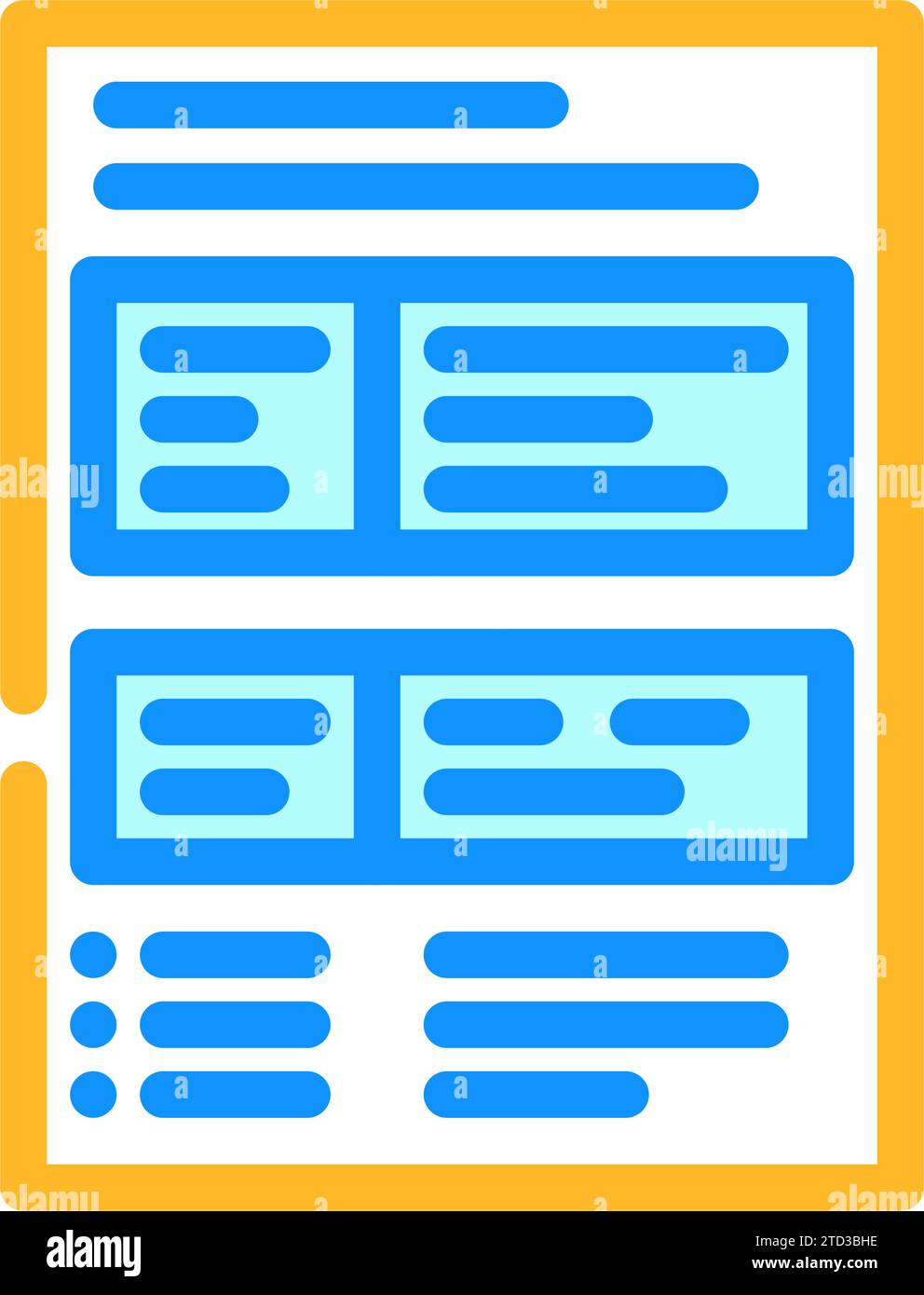form list color icon vector illustration Stock Vector Image & Art - Alamy