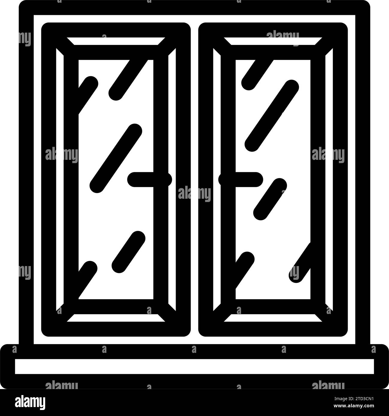 Woman face close up glass door hi-res stock photography and images - Alamy