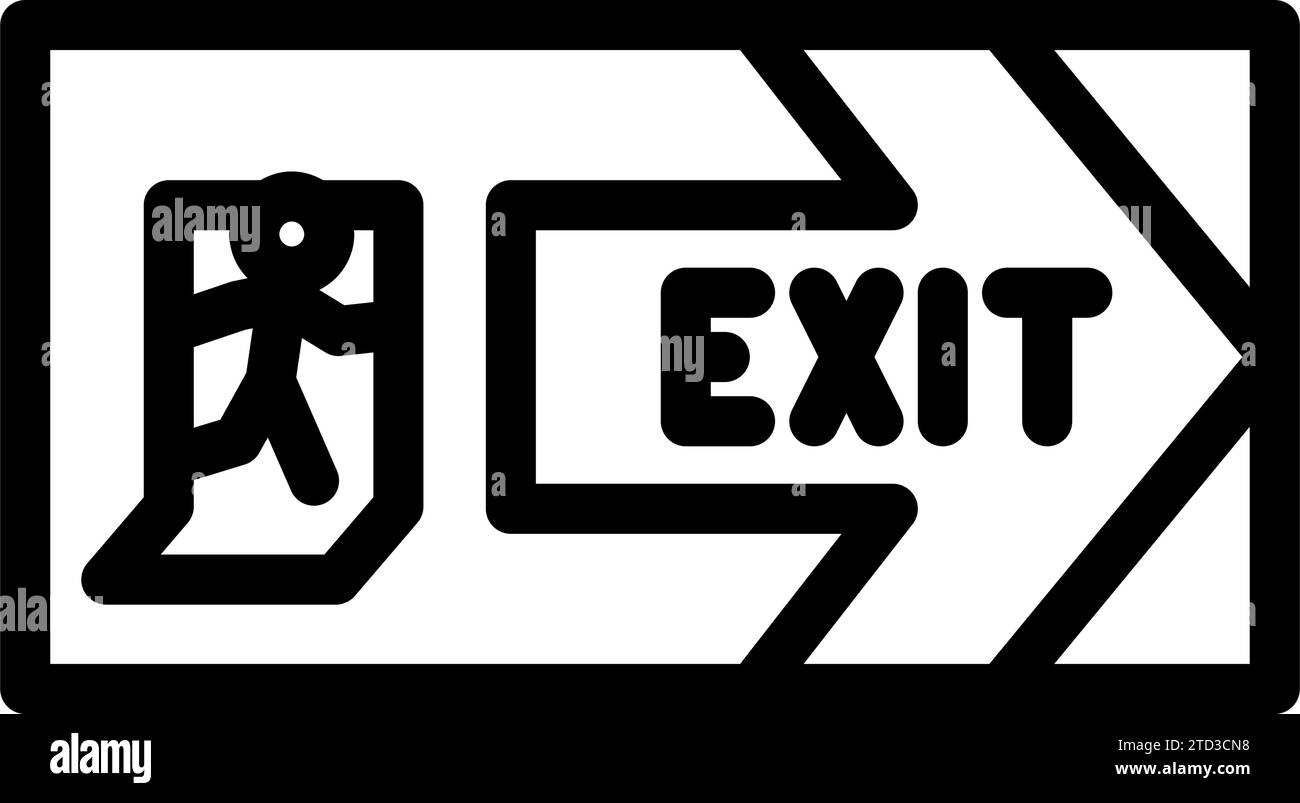 exit close line icon vector illustration Stock Vector Image & Art - Alamy