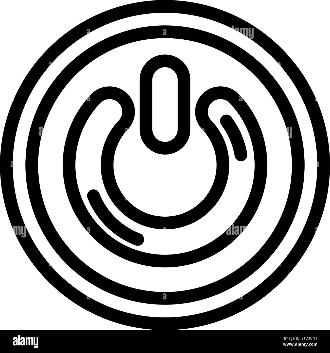 power off line icon vector illustration Stock Vector Image & Art - Alamy