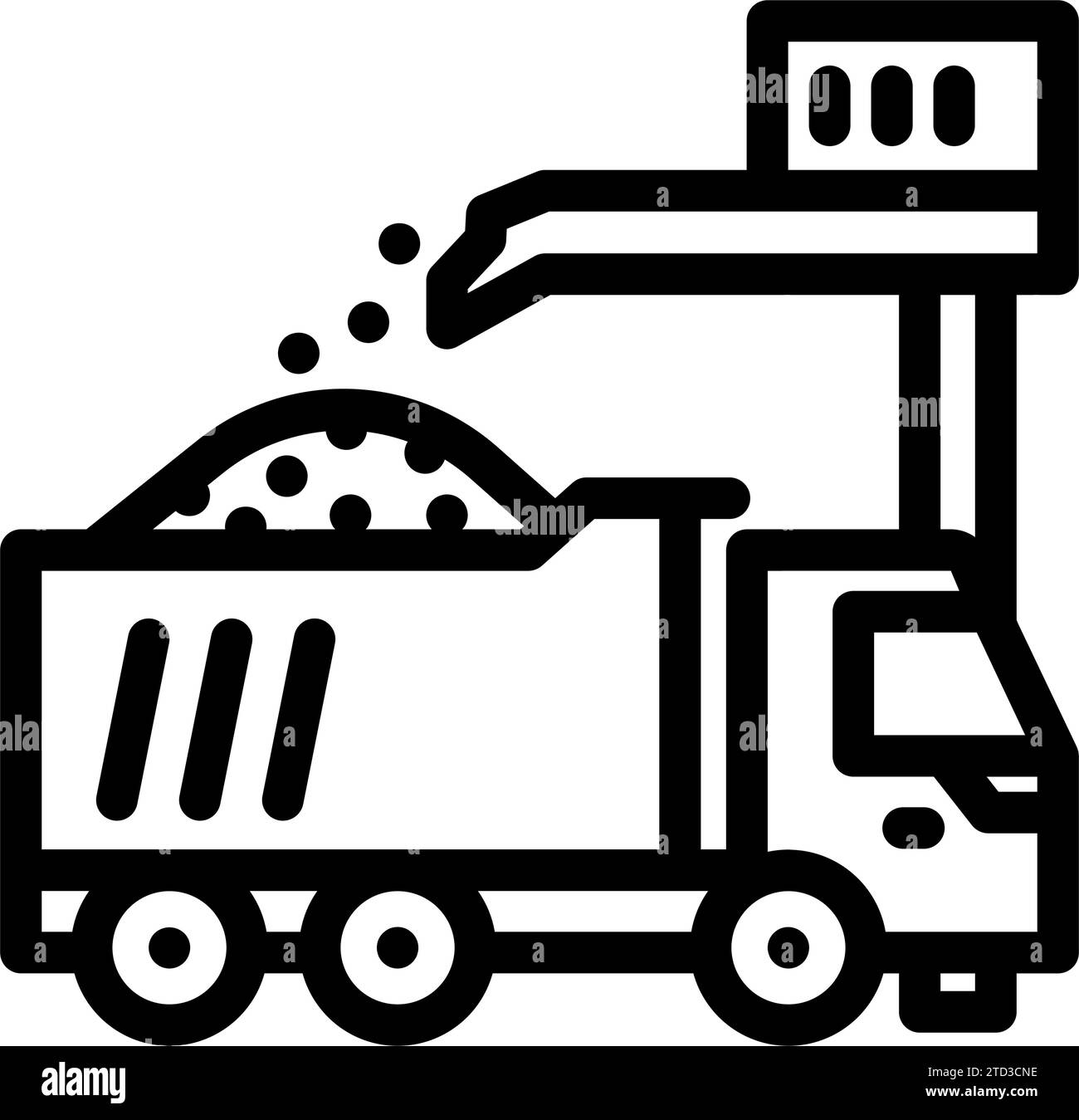 Transportation biomass energy line Black and White Stock Photos ...