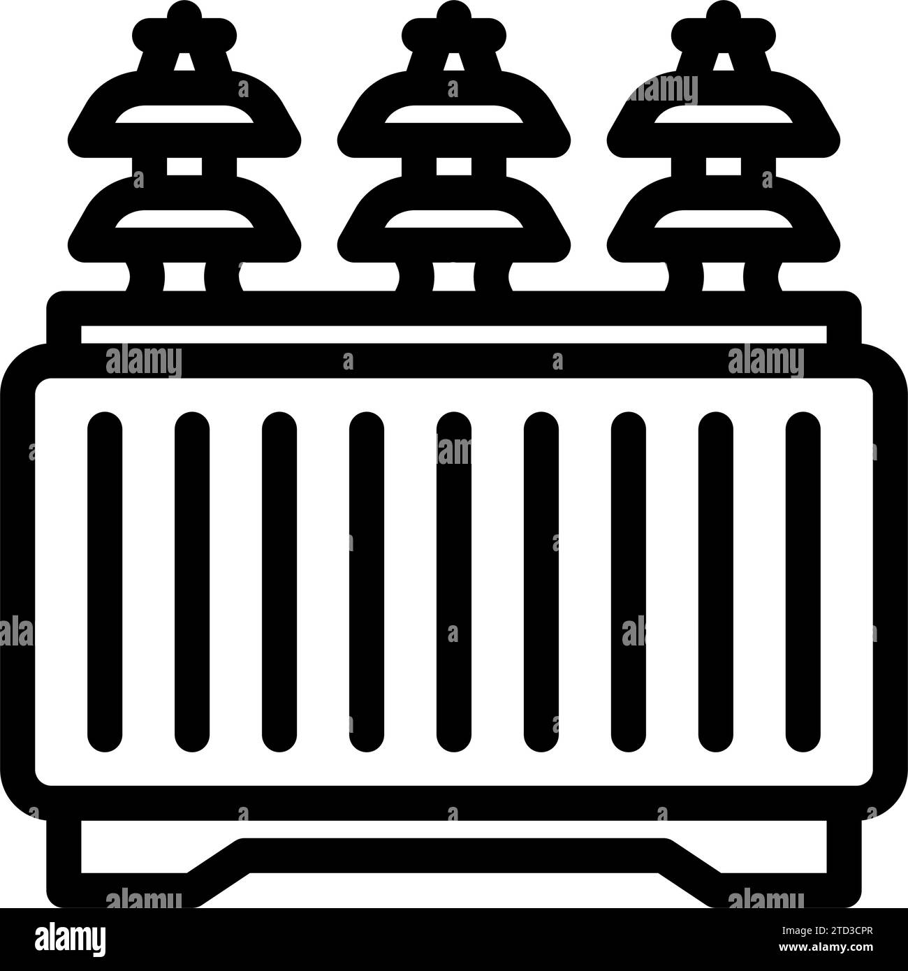 transformer electric line icon vector illustration Stock Vector Image ...