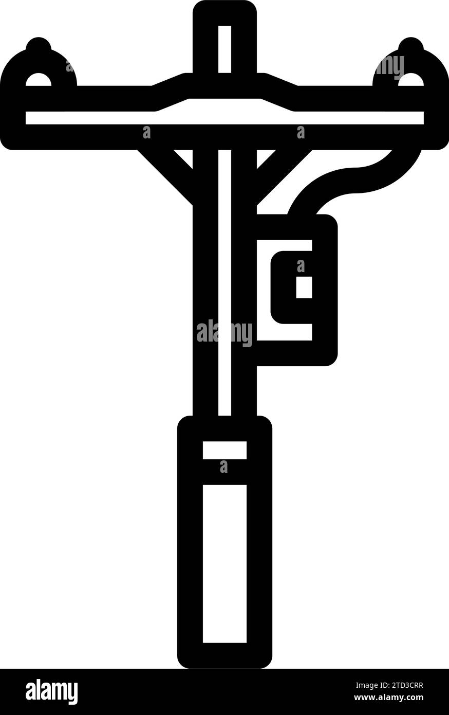 electric poles line icon vector illustration Stock Vector Image & Art ...