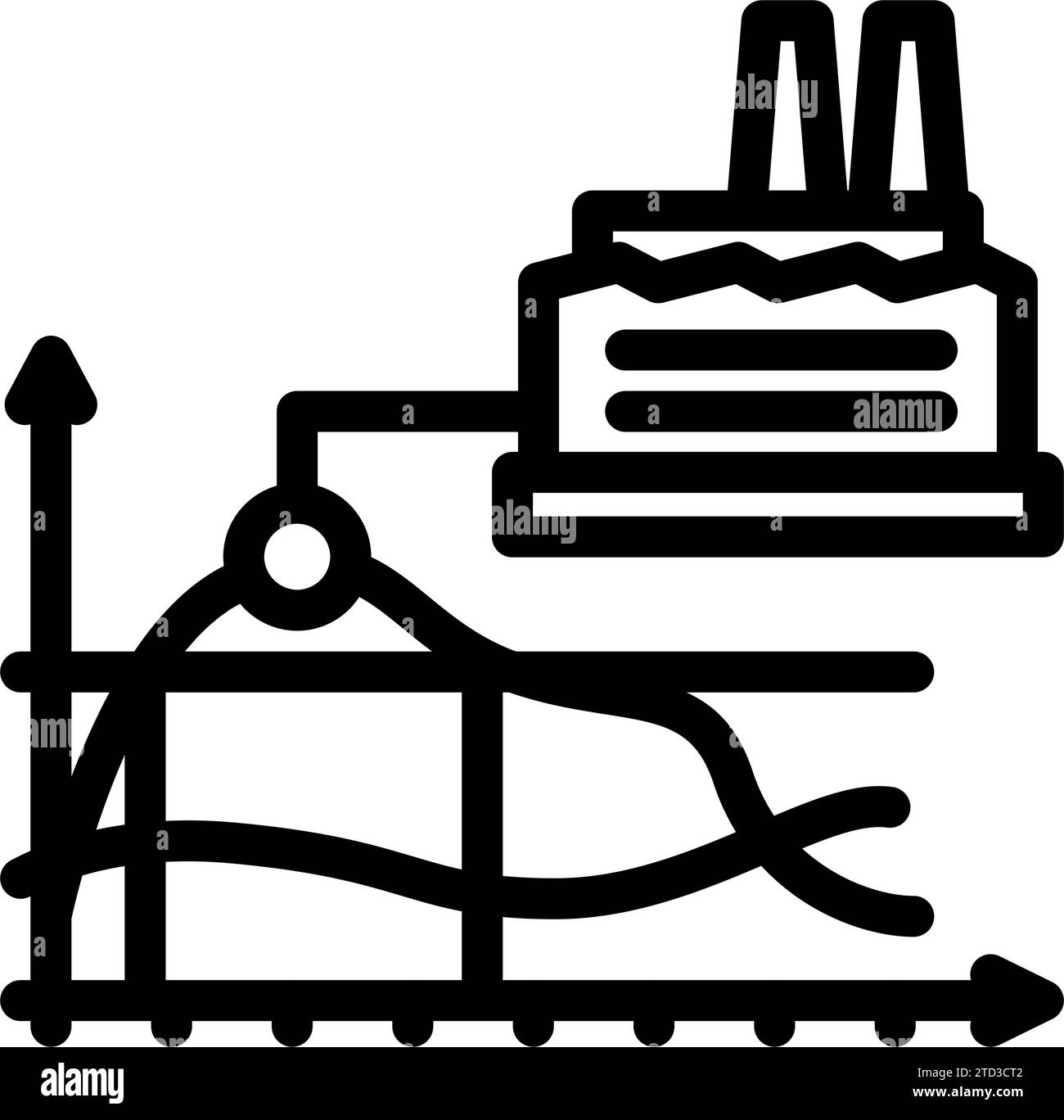 demand response electric line icon vector illustration Stock Vector ...