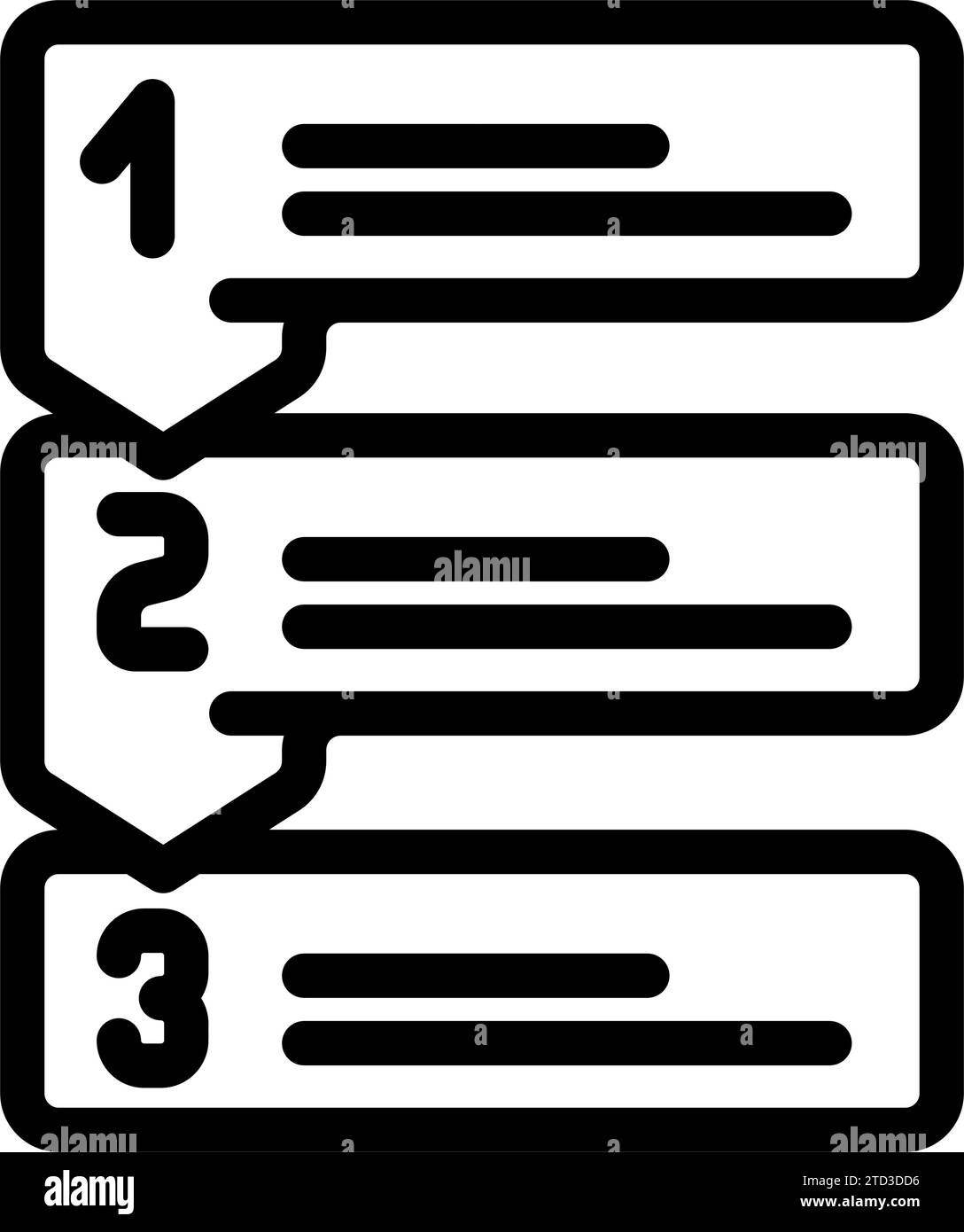 list with arrows line icon vector illustration Stock Vector Image & Art ...