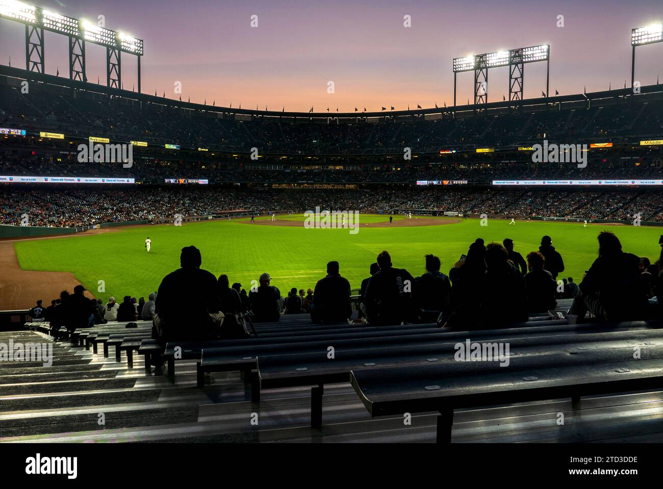 SAN FRANCISCO, CA, AUGUST 23: Aerial view of the crowd during the ...