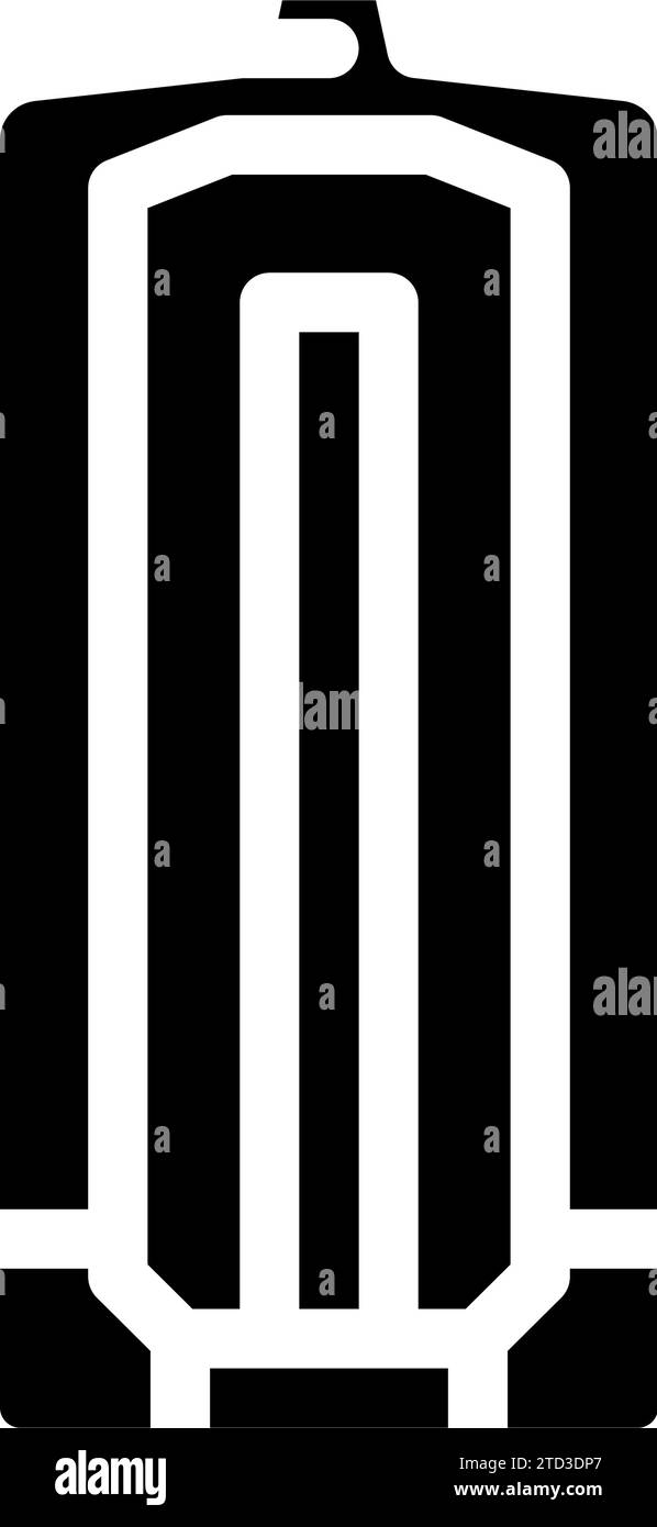 battery components glyph icon vector illustration Stock Vector Image ...