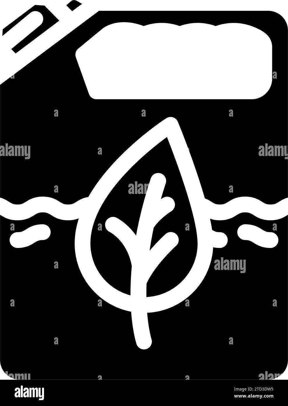biofuel production biomass energy glyph icon vector illustration Stock ...