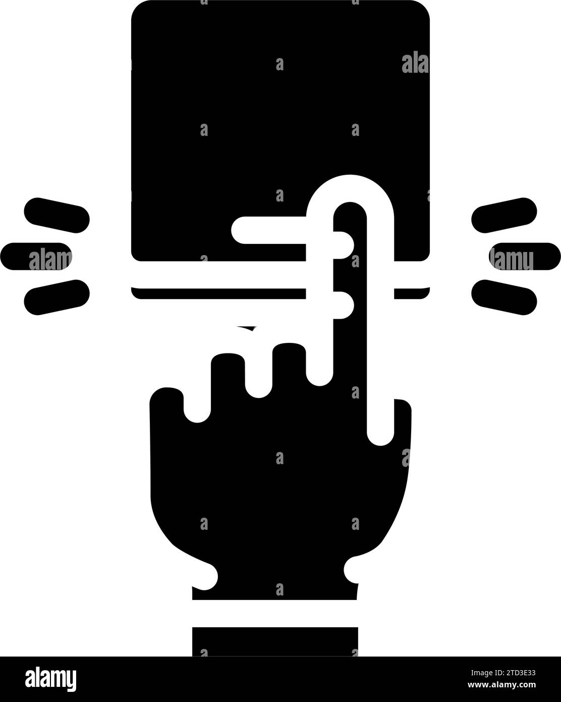 turn off glyph icon vector illustration Stock Vector Image & Art - Alamy