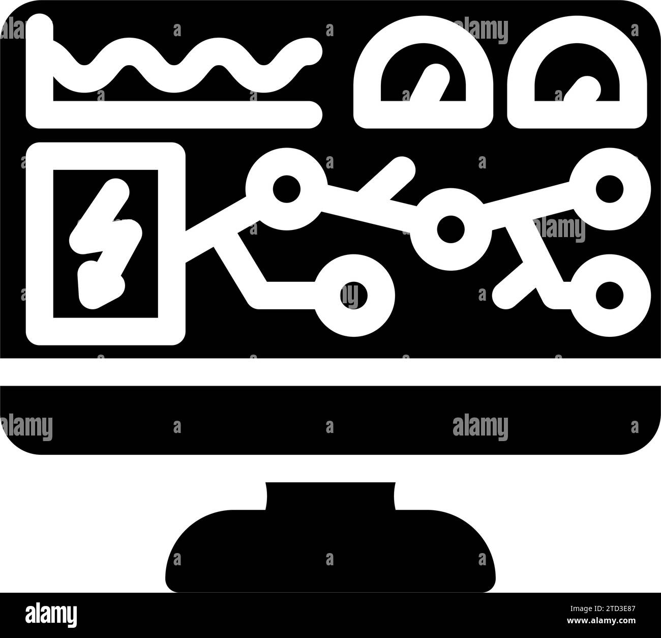 grid monitoring electric glyph icon vector illustration Stock Vector ... grid monitoring electric glyph icon vector illustration Stock Vector ...