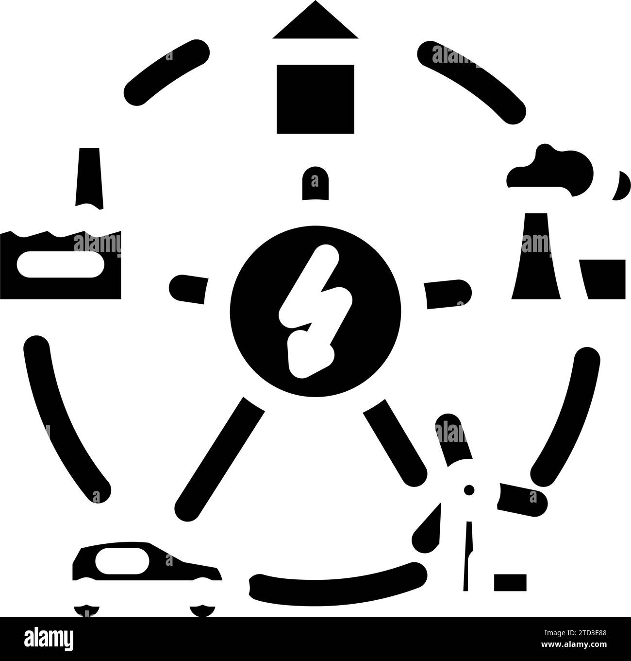 smart grid energy glyph icon vector illustration Stock Vector Image ... smart grid energy glyph icon vector illustration Stock Vector Image ...
