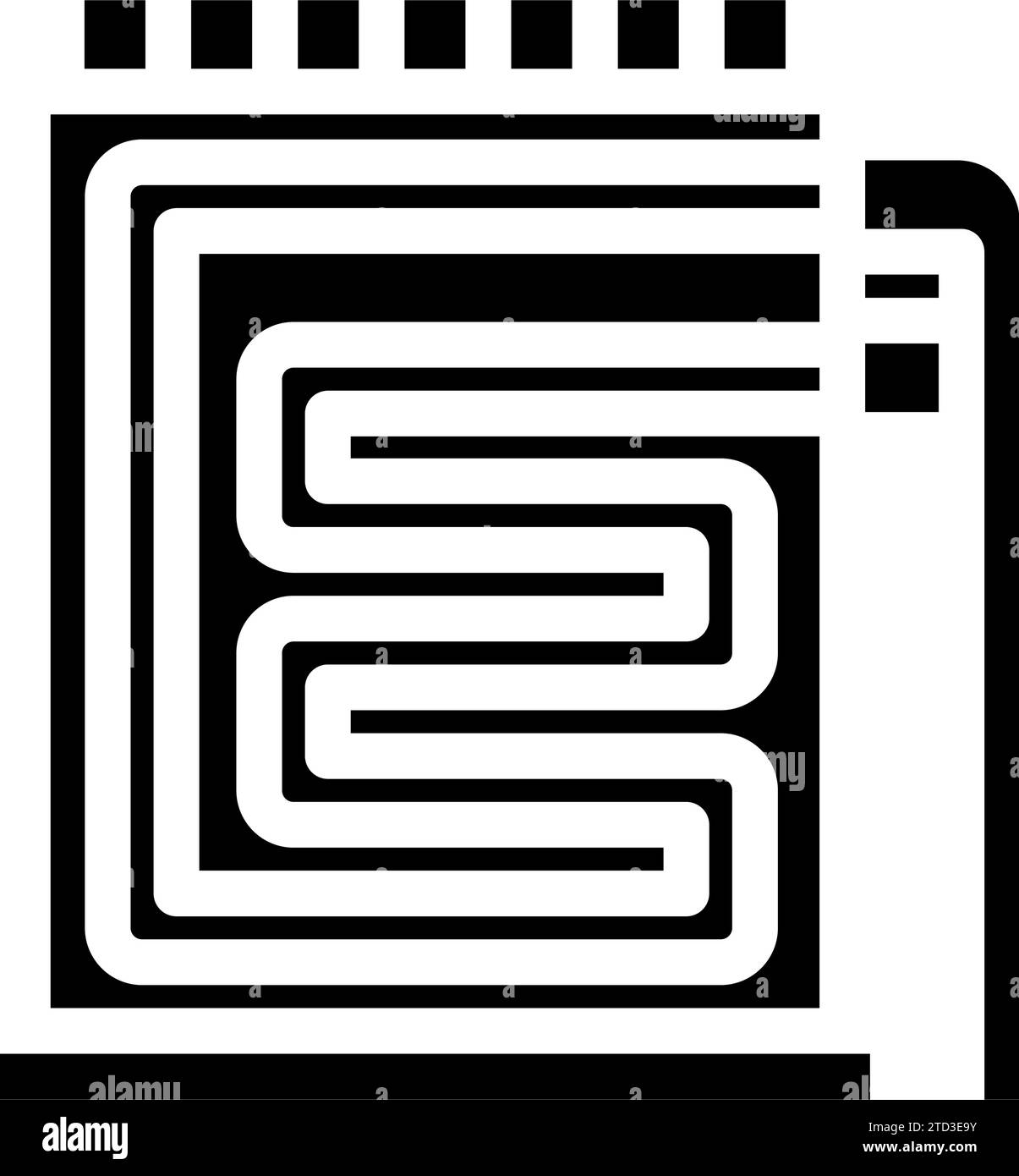 thermal storage energy glyph icon vector illustration Stock Vector ...