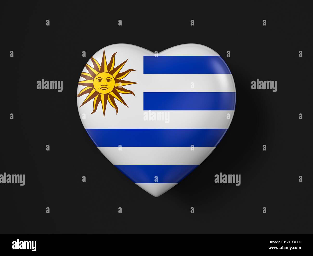 Love uruguay symbol heart flag hi-res stock photography and images - Alamy
