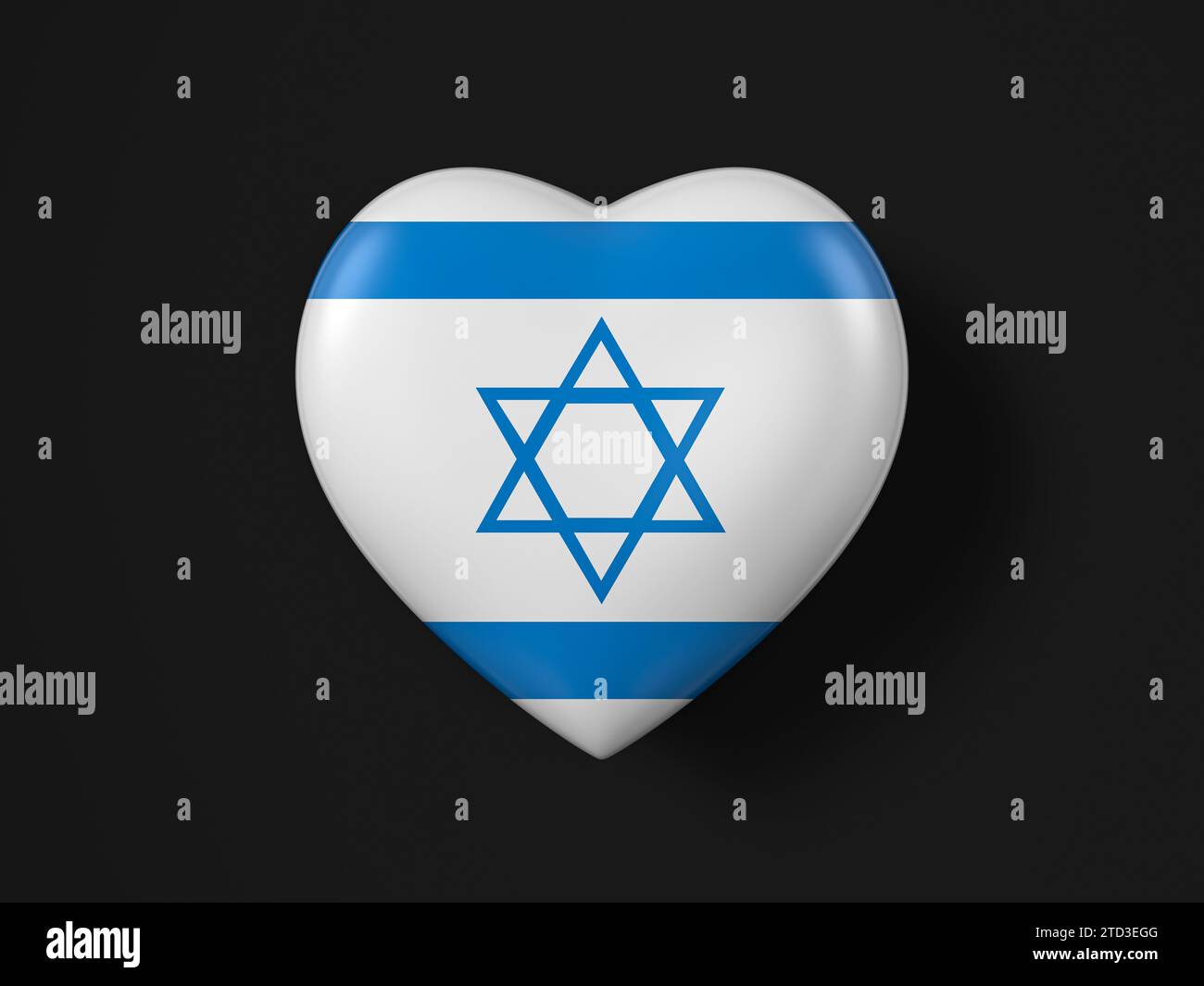 Israel 3d heart hi-res stock photography and images - Alamy
