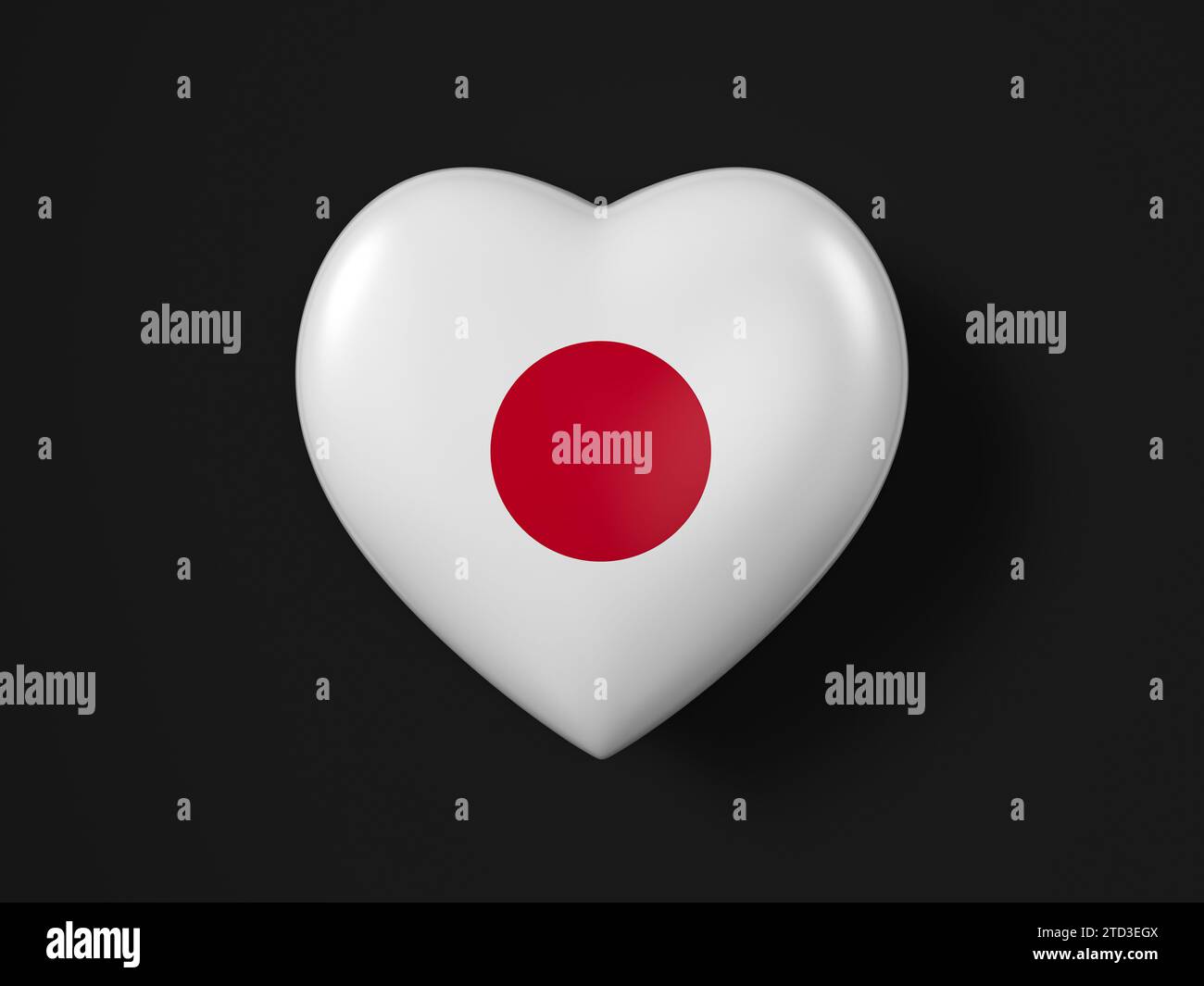 Love japan symbol heart flag hi-res stock photography and images - Alamy