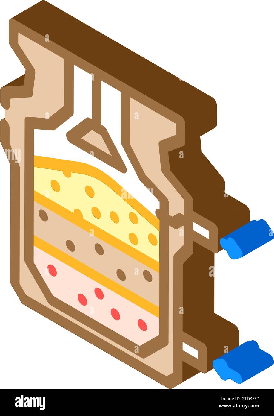 gasification biomass energy isometric icon vector illustration Stock ...