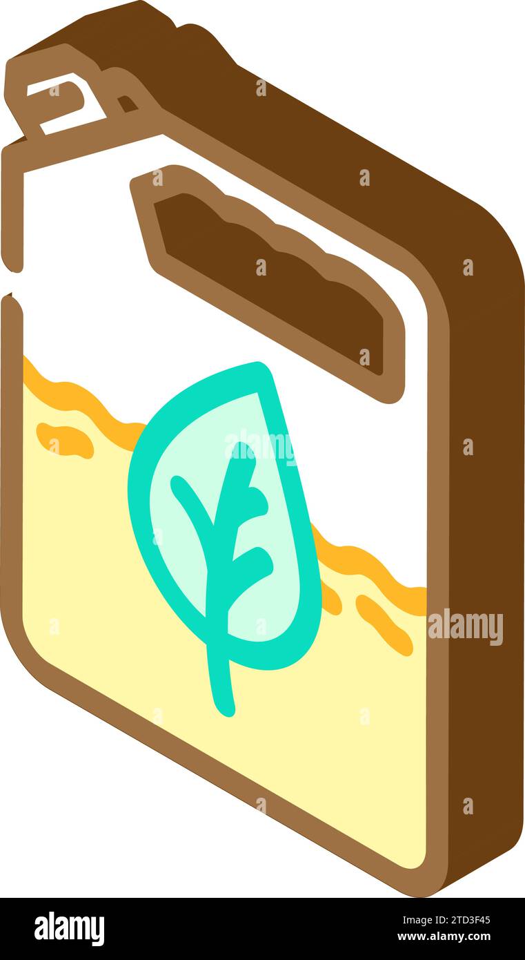 biofuel production biomass energy isometric icon vector illustration ...