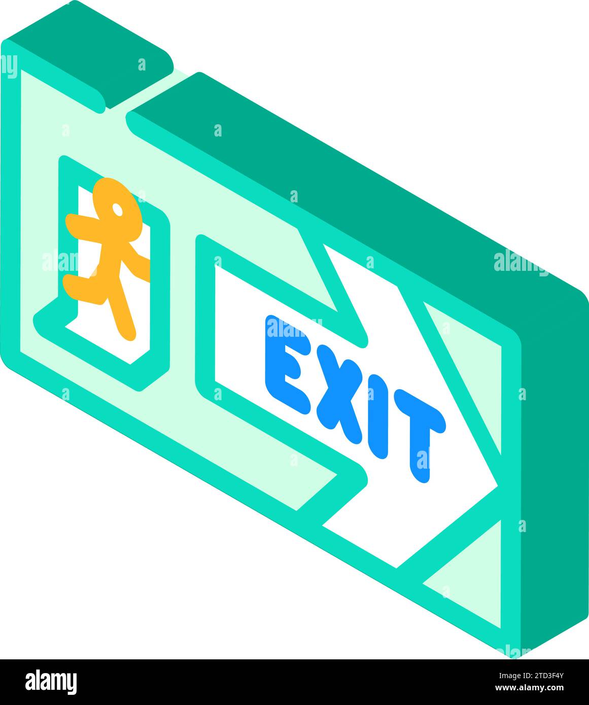 exit close isometric icon vector illustration Stock Vector Image & Art ...