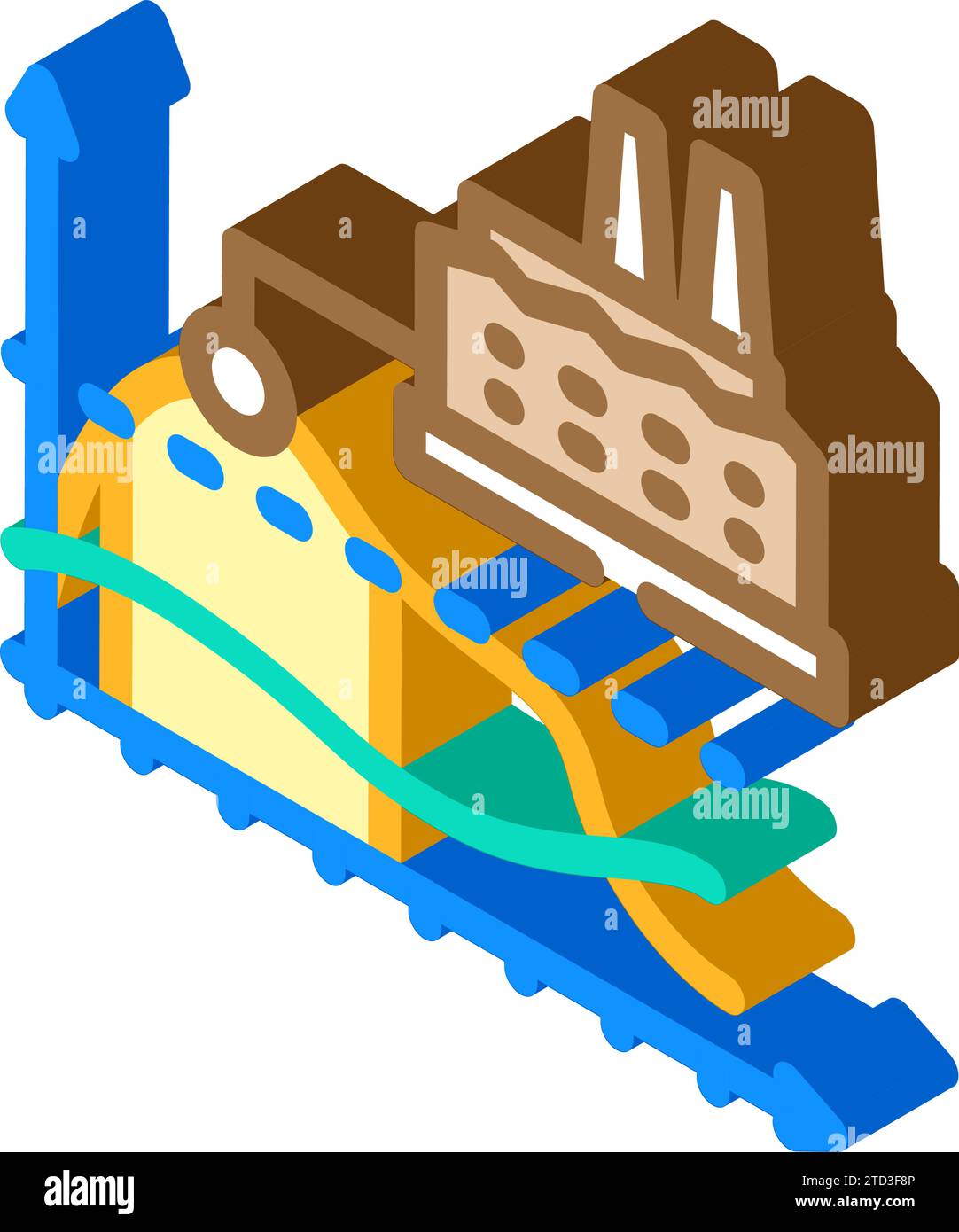 demand response electric isometric icon vector illustration Stock ...