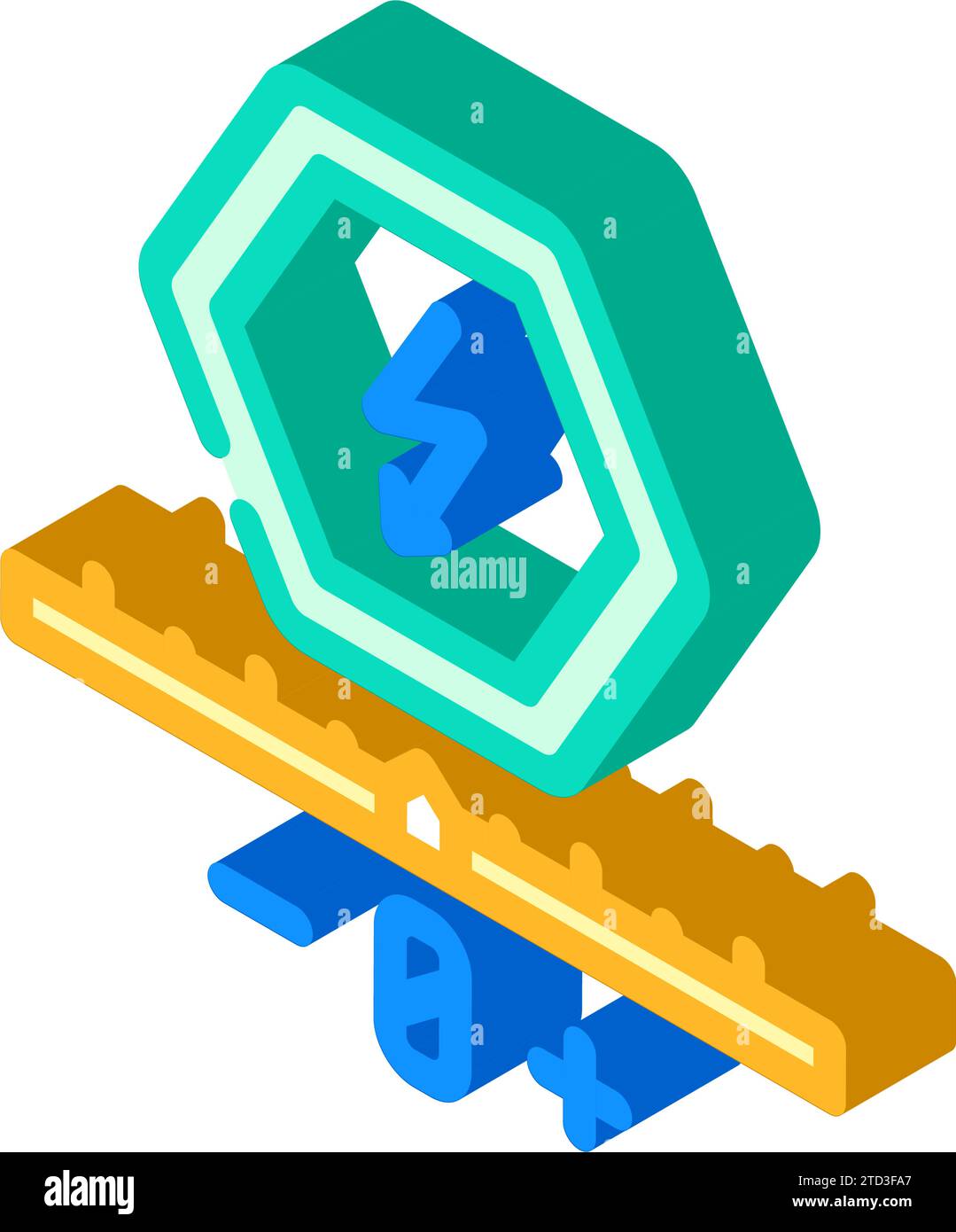 energy flow control electric isometric icon vector illustration Stock ...