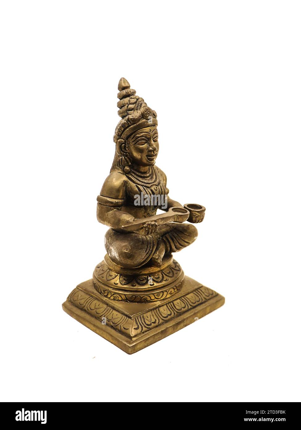 hindu goddess of food and nourishment, annapurna devi antique sitting ...