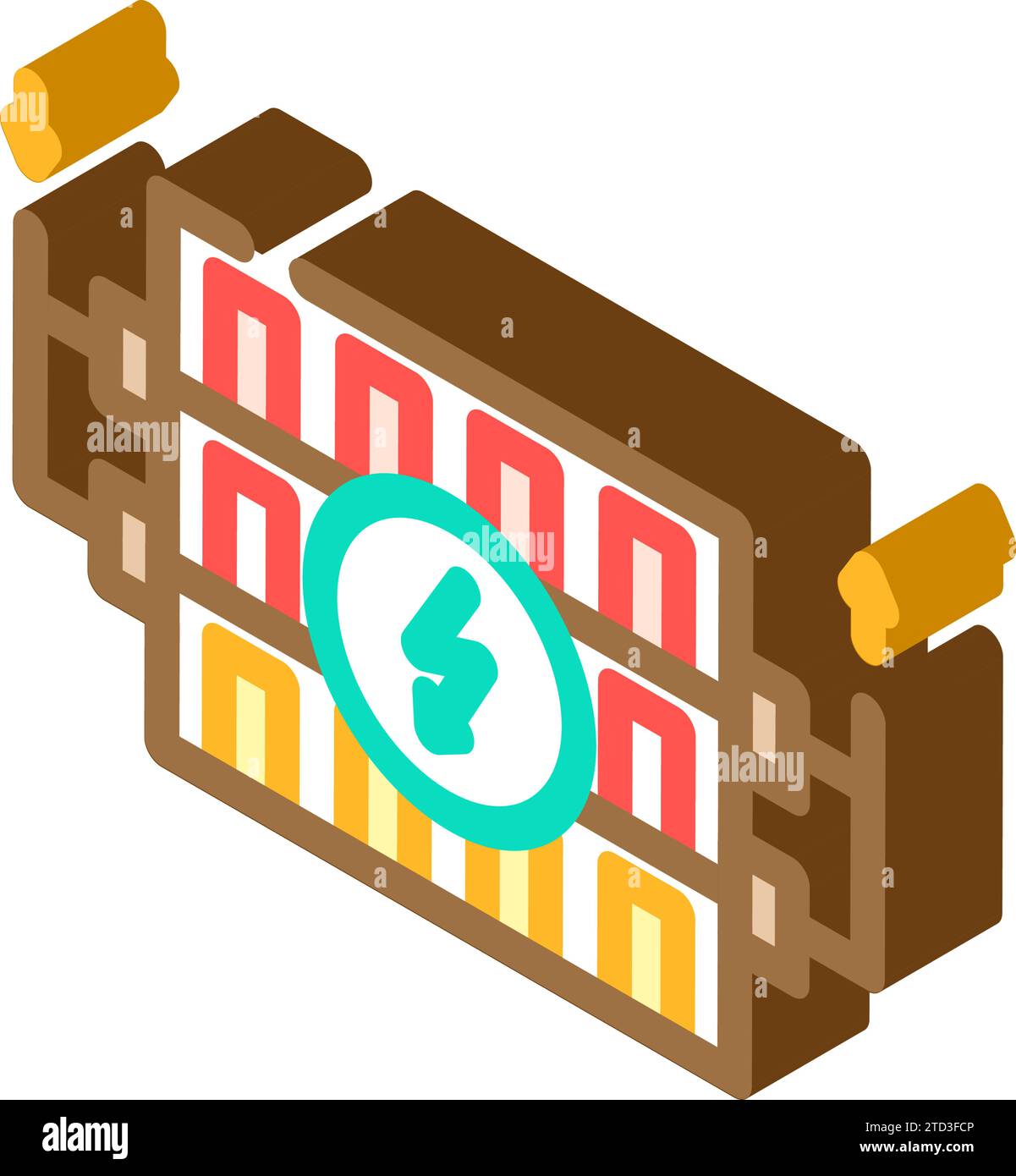 heat storage energy isometric icon vector illustration Stock Vector ...