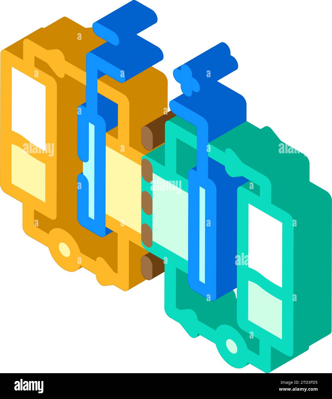 hybrid storage system isometric icon vector illustration Stock Vector ...