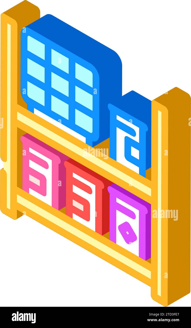 chemical storage energy isometric icon vector illustration Stock Vector ...