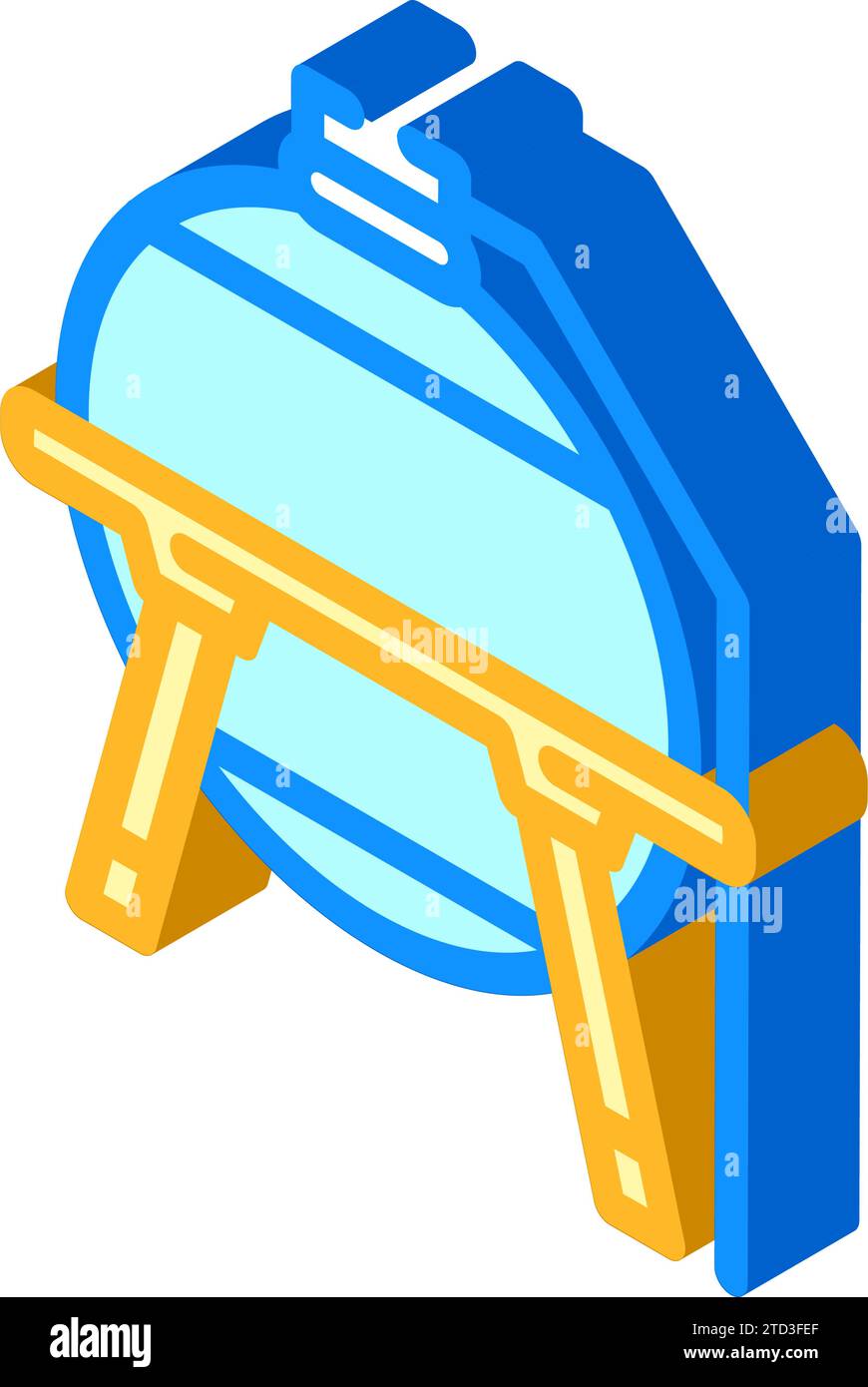 fuel cell storage energy isometric icon vector illustration Stock ...