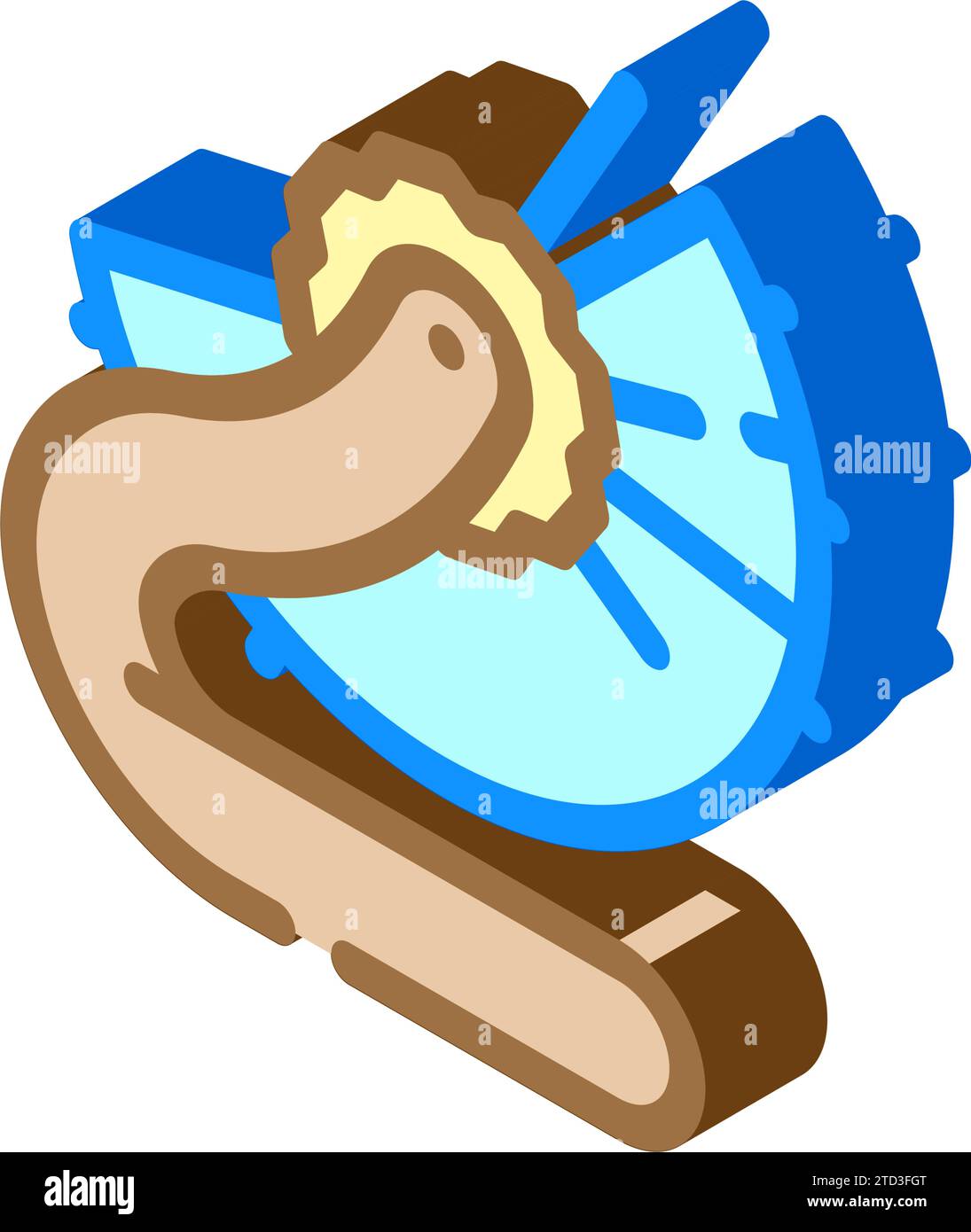 rolodex list isometric icon vector illustration Stock Vector Image ...