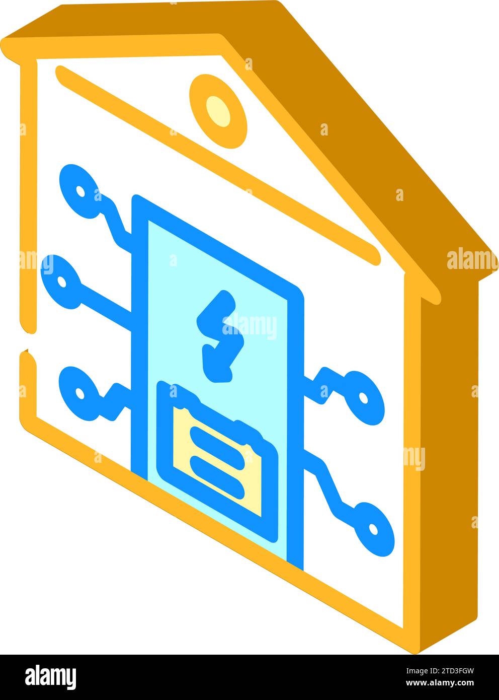 residential storage isometric icon vector illustration Stock Vector ...