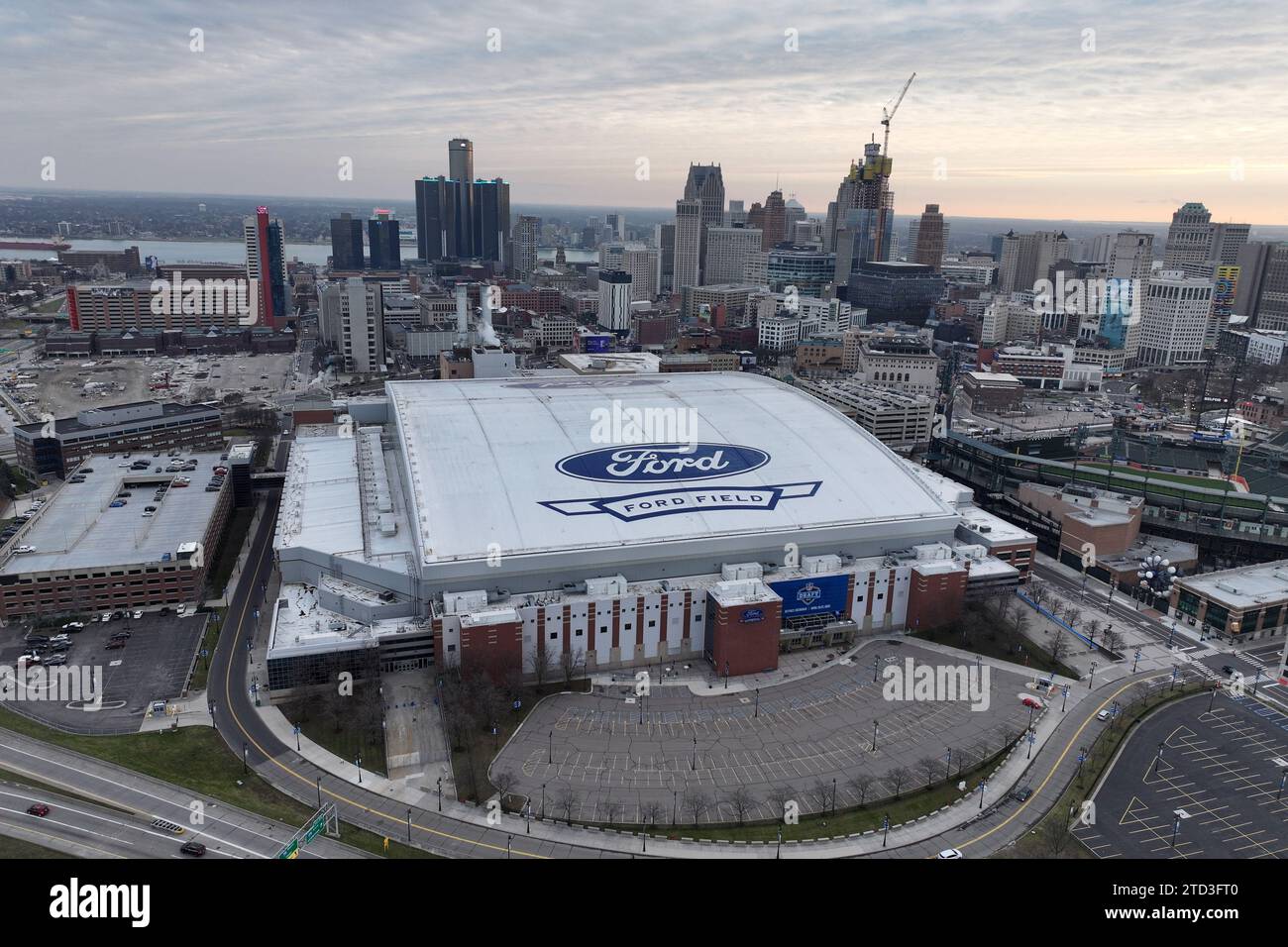 Ford field aerial hi-res stock photography and images - Alamy