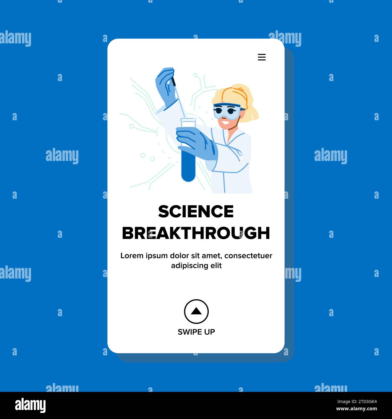 research science breakthrough vector Stock Vector Image & Art - Alamy