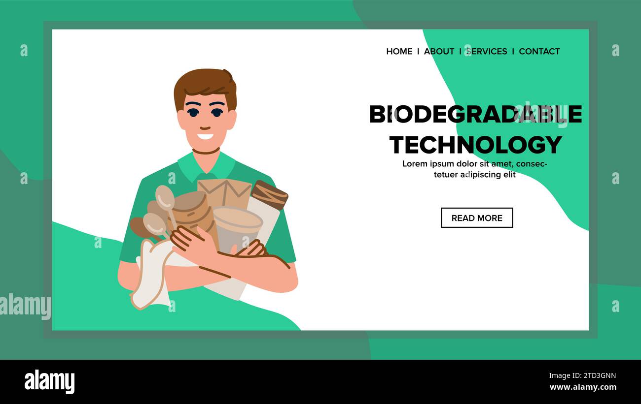 recycle biodegradable technology vector Stock Vector Image & Art - Alamy