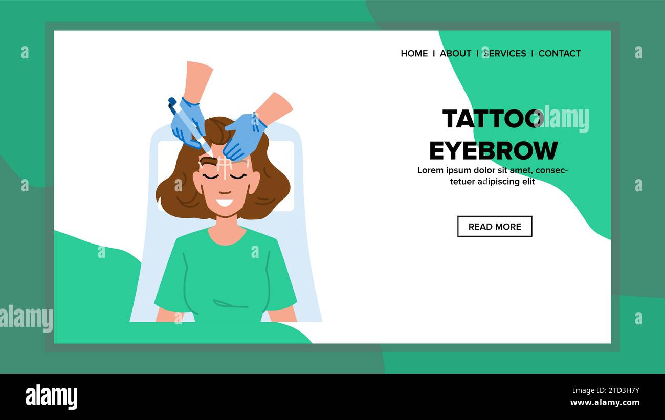 needle tattoo eyebrow vector Stock Vector Image & Art - Alamy