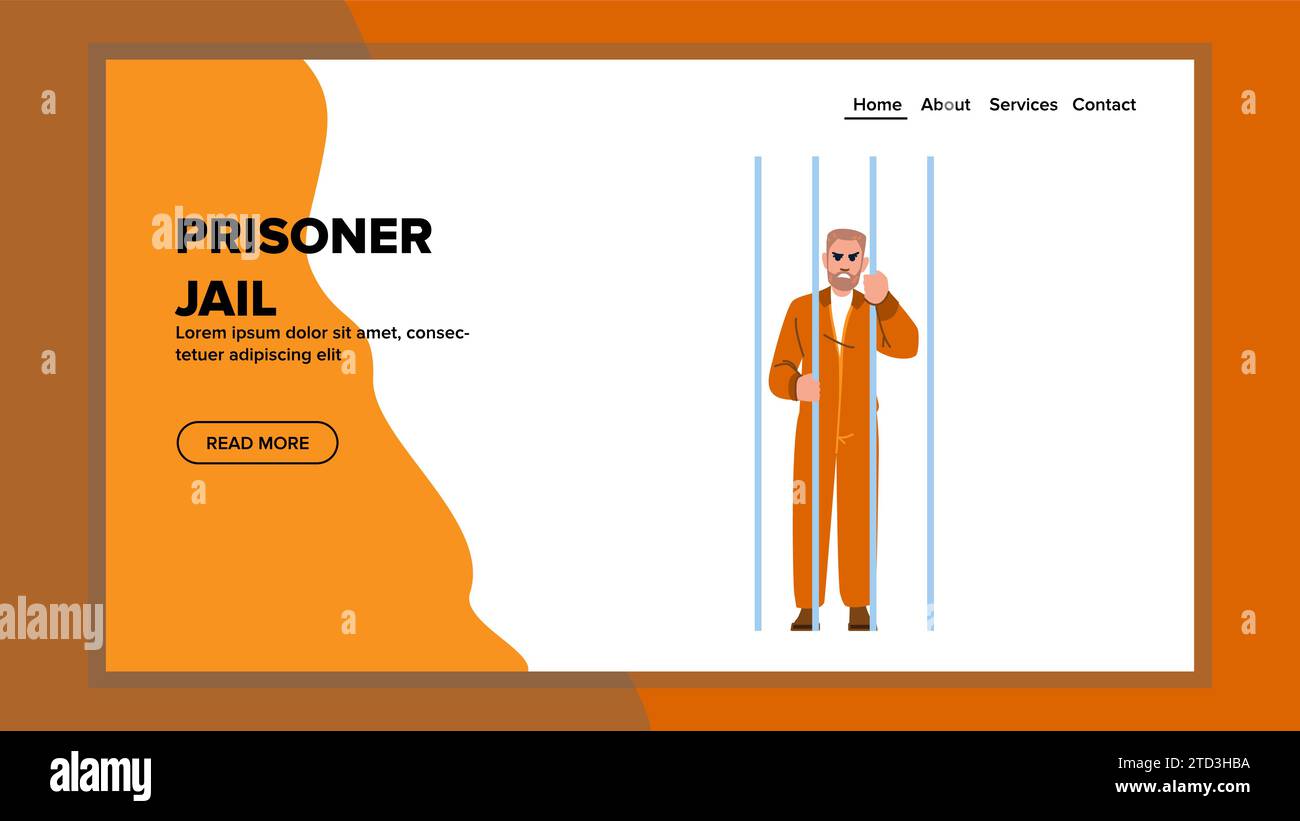 cage prisoner jail vector Stock Vector Image & Art - Alamy
