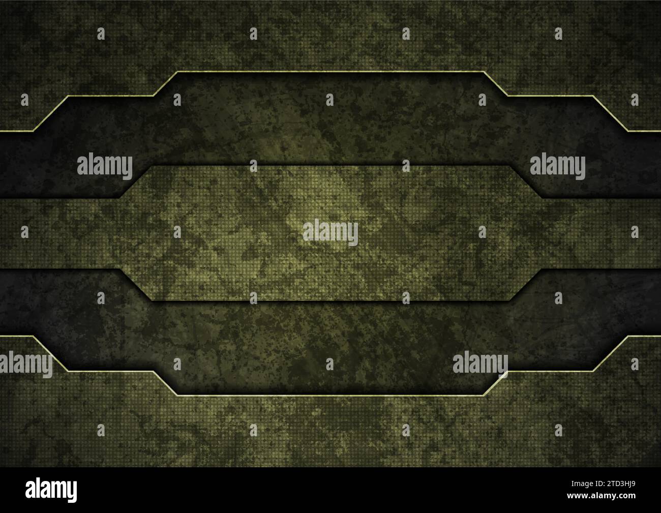 Dark green technology abstract background with ancient grunge texture ...