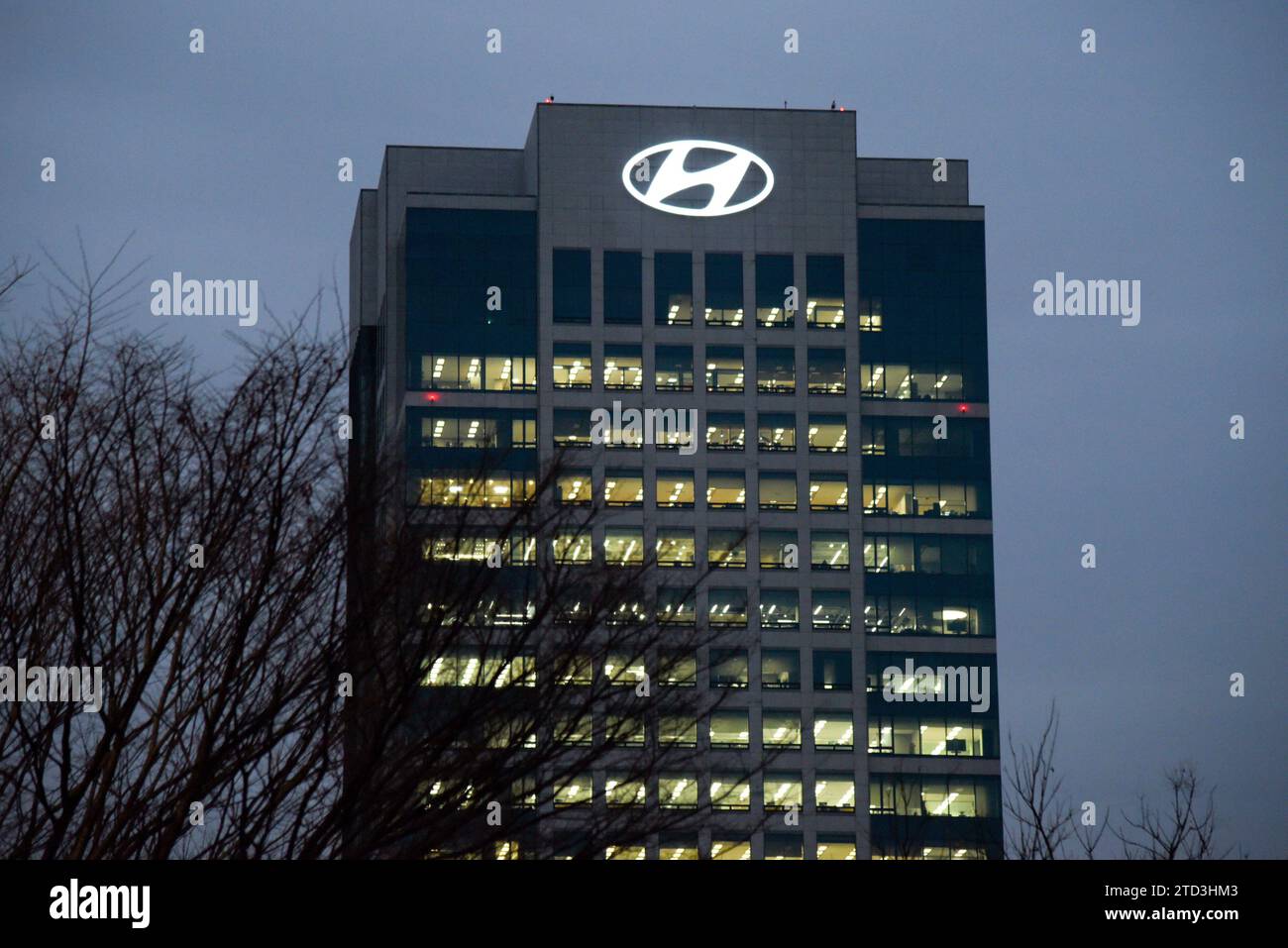 Hyundai corportate headquarters in Seoul, South Korea on December 13 ...