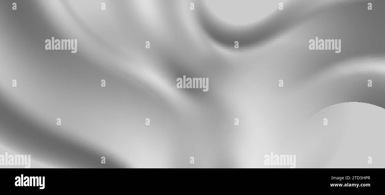Abstract grey liquid waves futuristic background. Vector design Stock ...