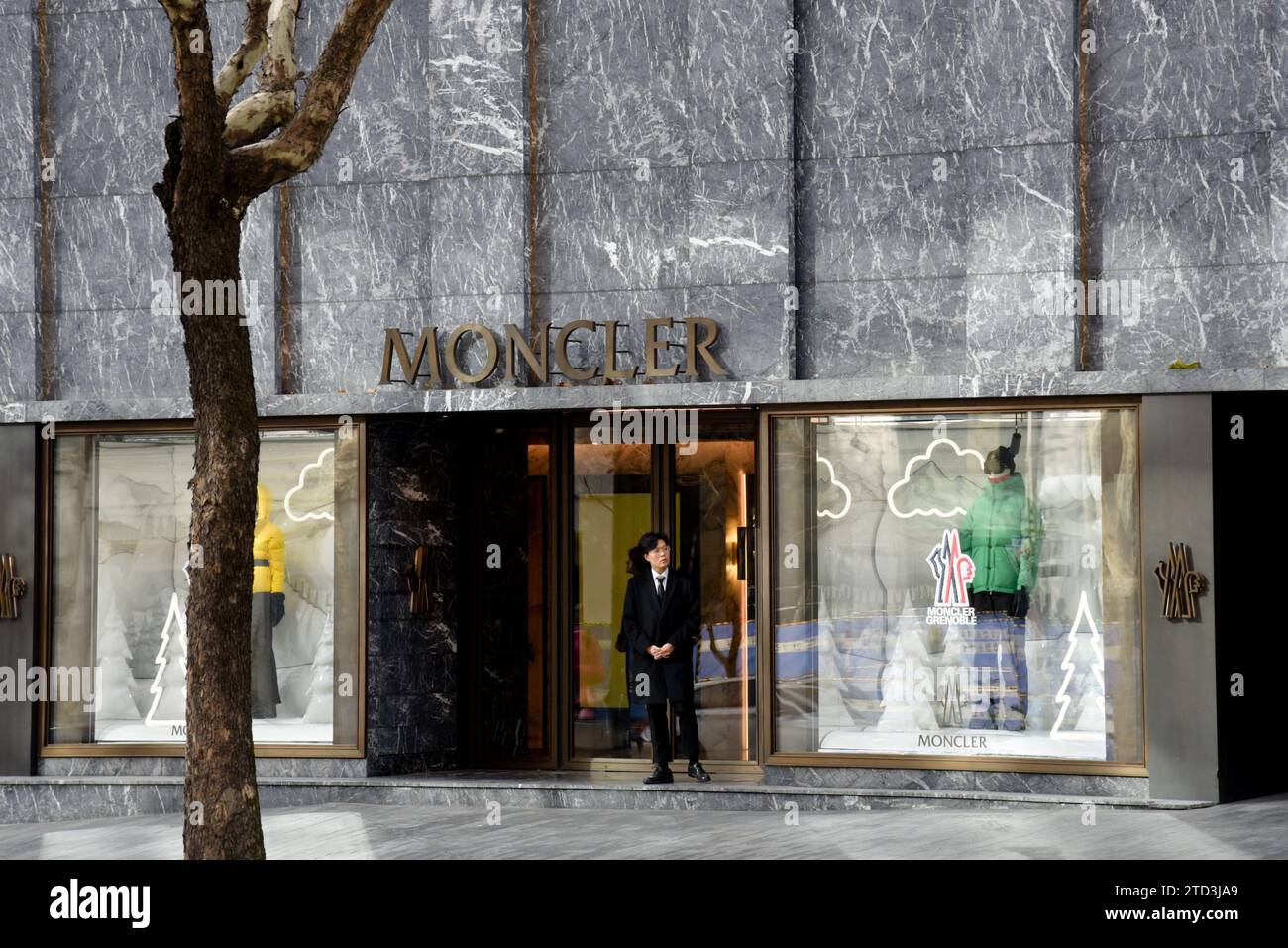 Moncler brand in Gangnam, Seoul, South Korea on December 13, 2023 ...