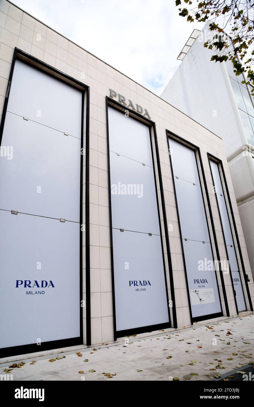 Prada brand in Gangnam, Seoul, South Korea on December 13, 2023. (Photo ...