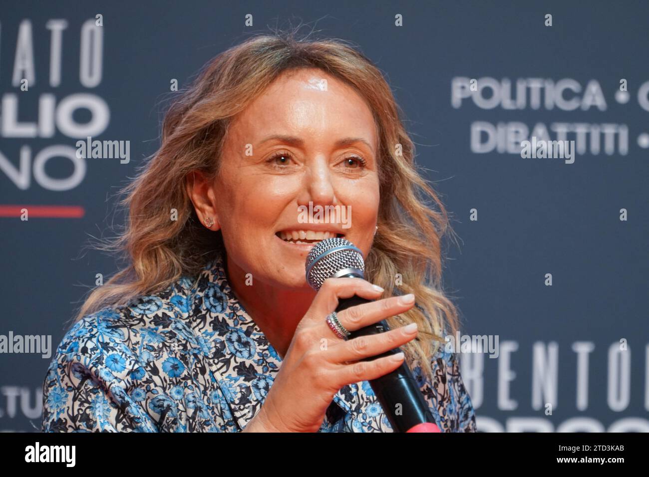 Castel Sant'Angelo, Rome, Italy, December 15, 2023, Ester Mieli during ...